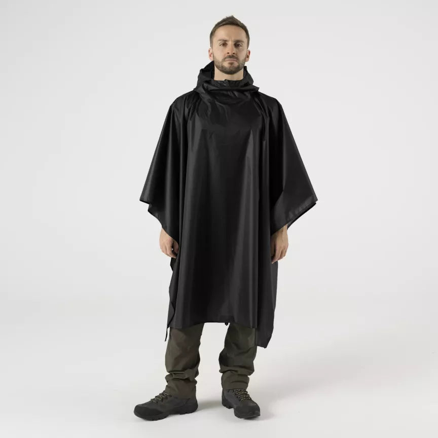Helikon-Tex LIGHTWEIGHT PONCHO Lite – Polyester Military Rain Poncho f ...