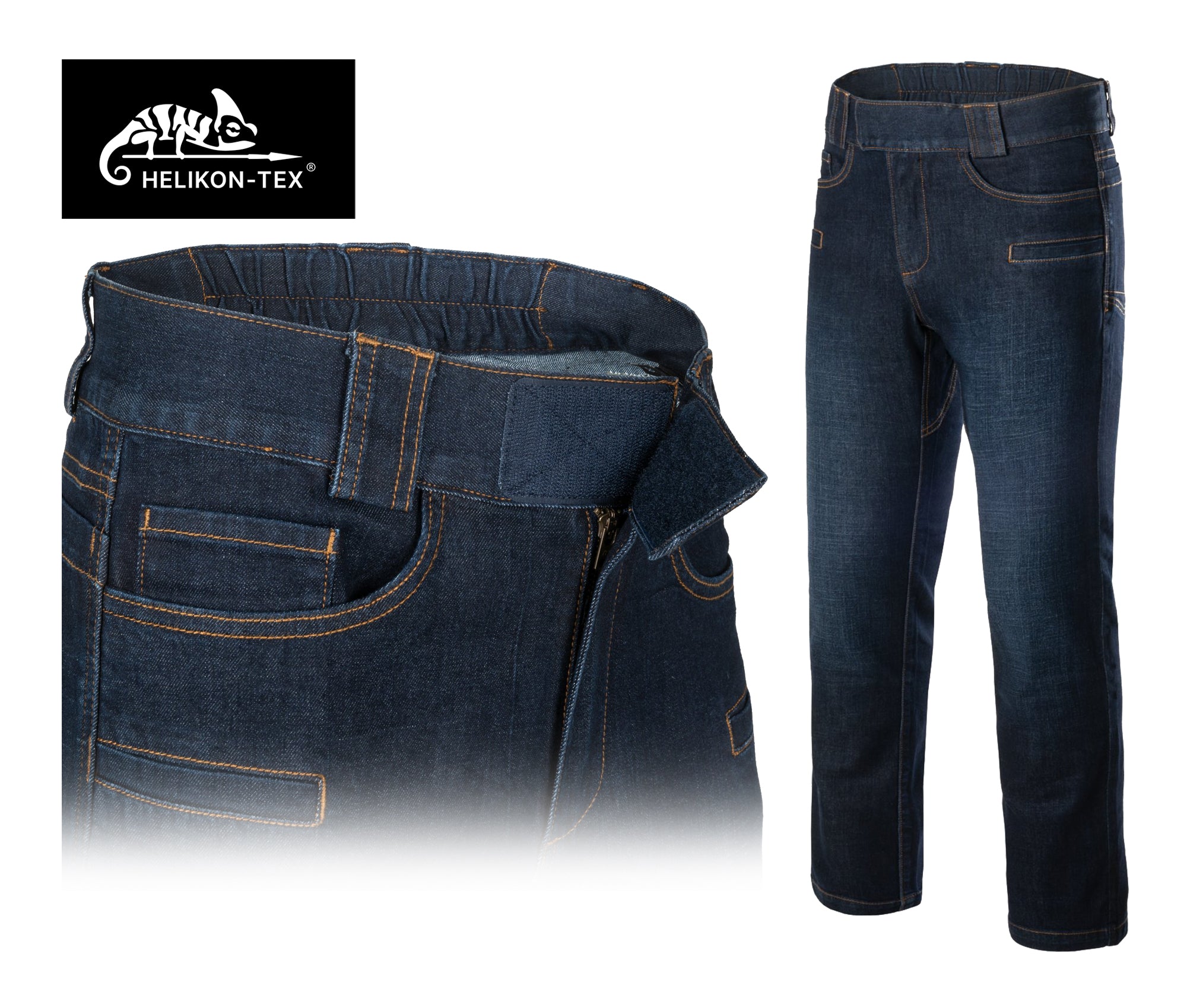 Helikon-tex GREYMAN TACTICAL JEANS® - Denim Mid EDC Low Profile ...